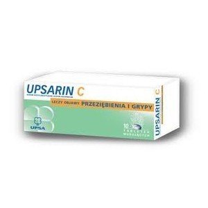 UPSARIN C TABLETKI MUSUJĄCE 10 UPSA - Sklep Mojazielarnia.pl