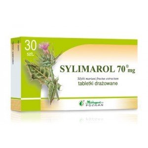 Sylimarol 70mg tabletki drażowane 0,07g 30 tabletek - MojaZielarnia.pl