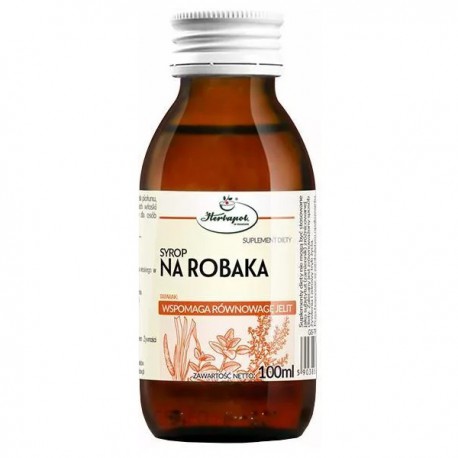 HERBAPOL, Syrop na Robaka (ROBAQ), 100ml. - Sklep Mojazielarnia.pl