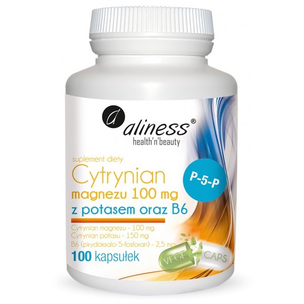 CYTRYNIAN MAGNEZU + POTAS + WITAMINA B6 (100 KAPS) ALINESS - Sklep ... CYTRYNIAN MAGNEZU + POTAS + WITAMINA B6 (100 KAPS) ALINESS - Sklep ...