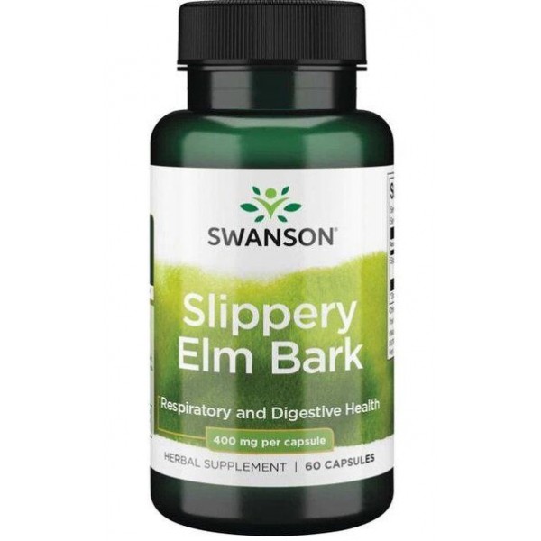 SWANSON SLIPPERY ELM BARK (KORA WIĄZU CZERWONEGO) 400MG 60 KAPS - Sklep ...