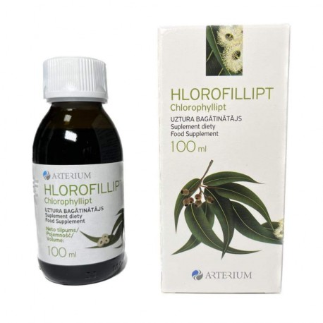 Chlorofillipt płyn (ekstrakt chlorofilu eukaliptusa) 100ml Hlorofilipt ...