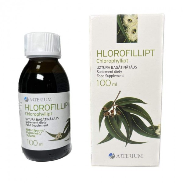 Chlorofillipt płyn (ekstrakt chlorofilu eukaliptusa) 100ml Hlorofilipt ...